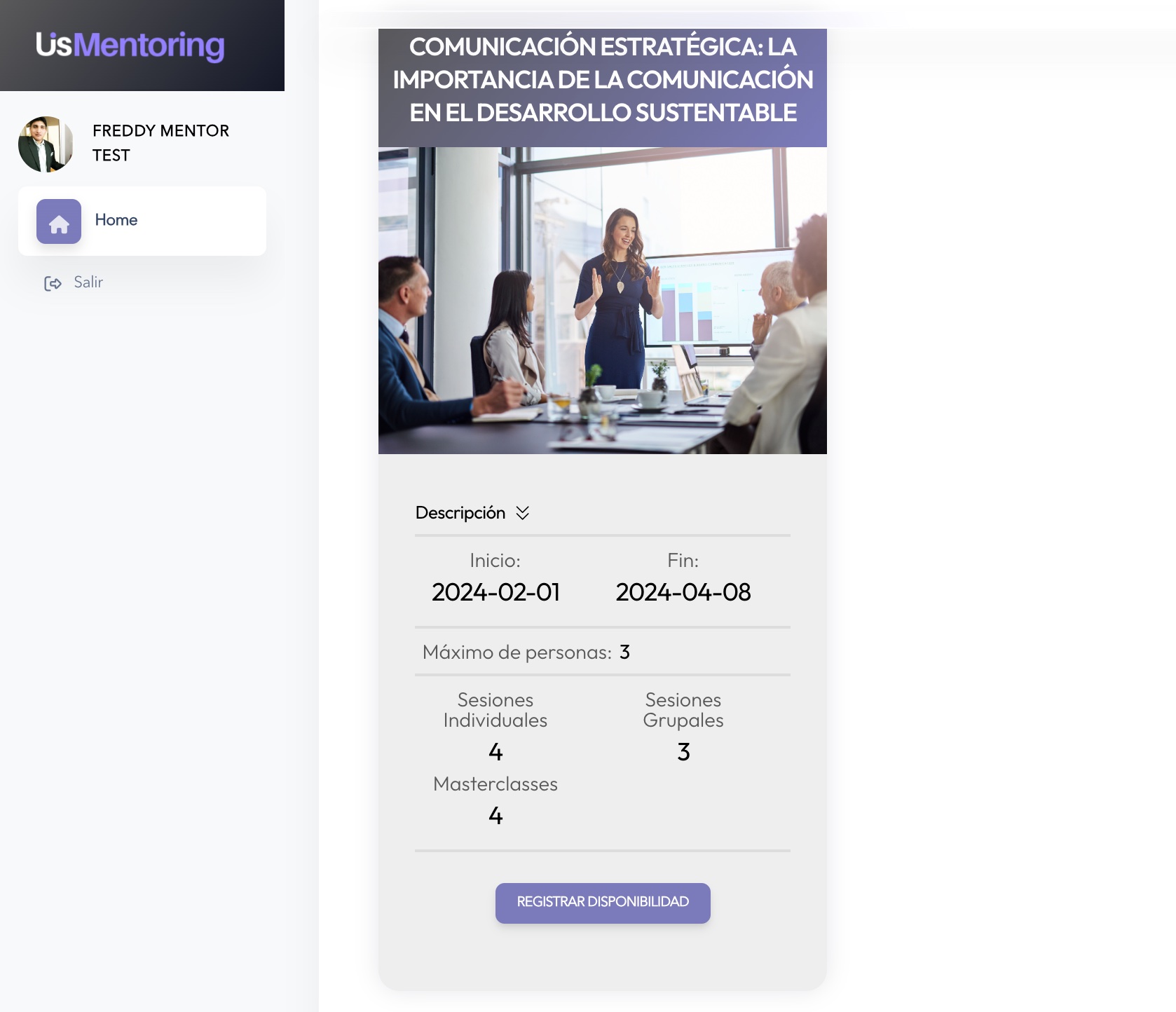 Manual de mentor – Ustainable